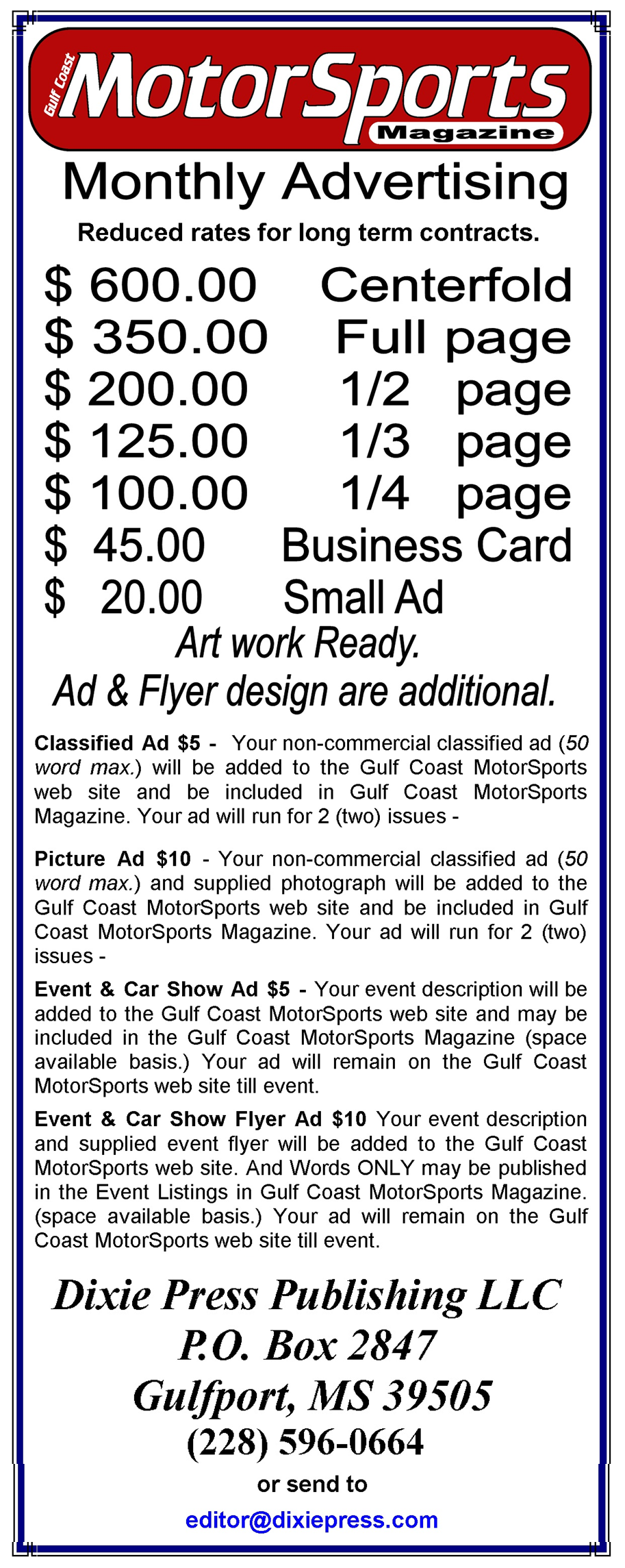 Ads – Dixie Press