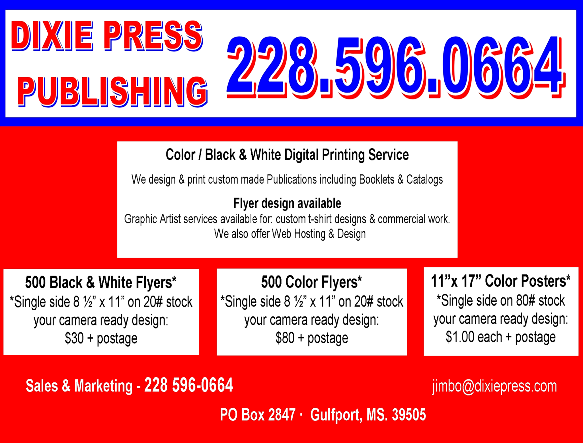 Printing – Dixie Press